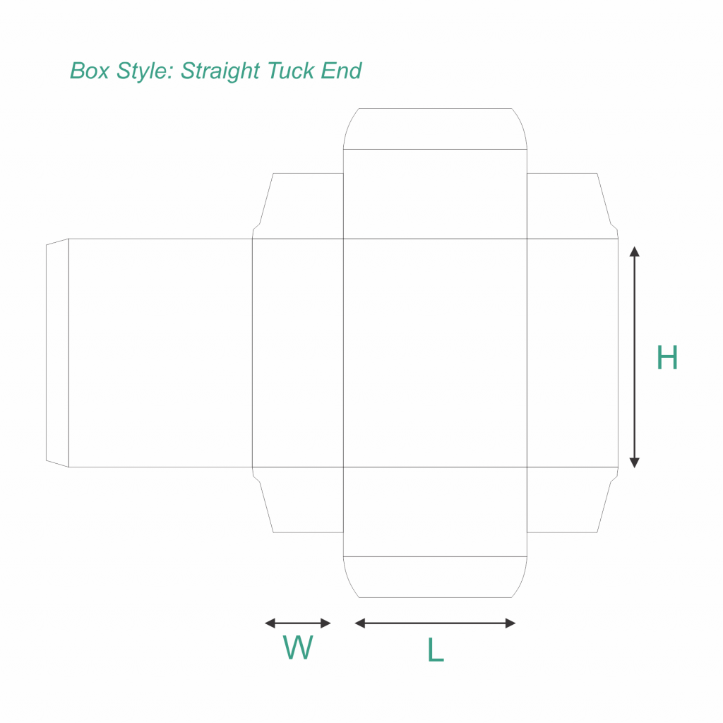 Straight Tuck End - Custom Boxes Pack
