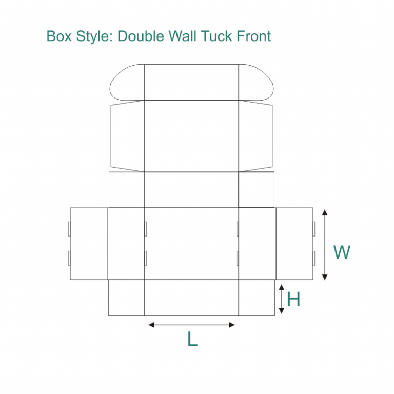 Boxes With Double Wall Tuck Front